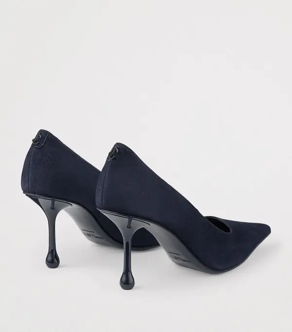 JIMMY CHOO Ixia 80 Suede Pumps - Blue