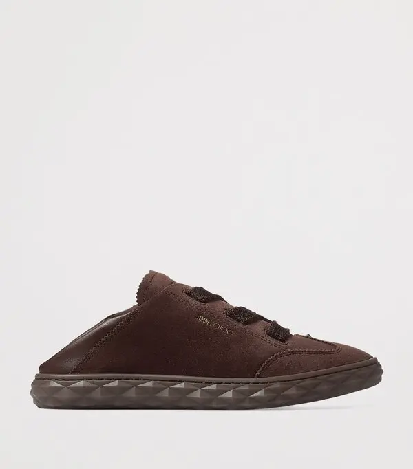 JIMMY CHOO Diamond Light Flex F Leather Sneakers