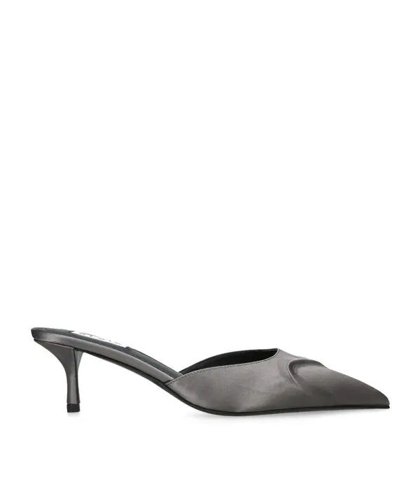 Alaïa Satin Heeled Mules