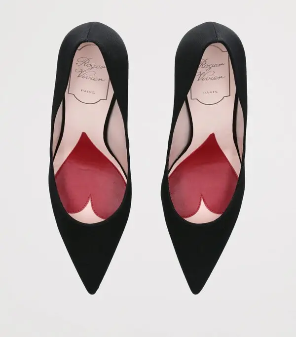 ROGER VIVIER Marlene 85 Grosgrain Pumps