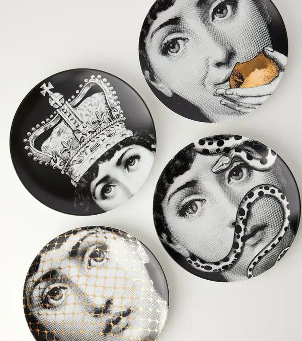 FORNASETTI Tema E Variazioni N.369 Wall Plate - Multicoloured