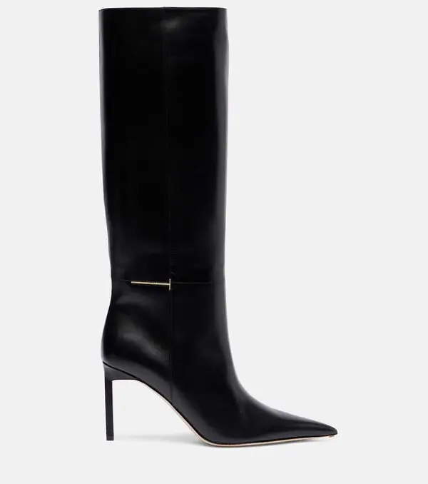 TOM FORD Julianne 85 Leather Knee-high Boots