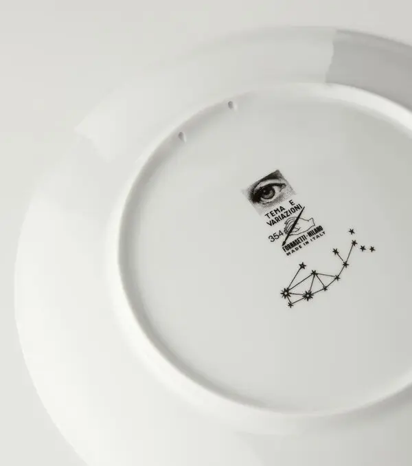 FORNASETTI Tema E Variazioni N.354 Libra Wall Plate - Black