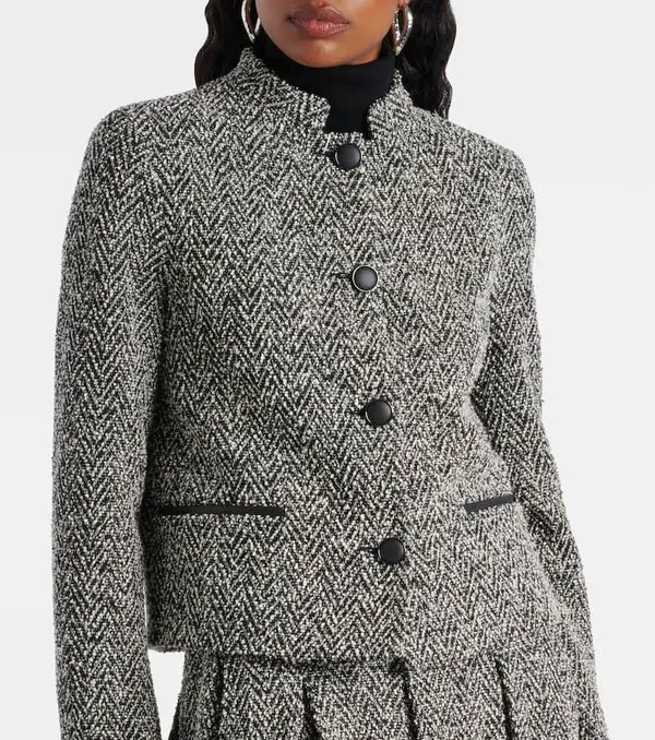 Max Mara Donald Cotton And Wool-blend Jacket