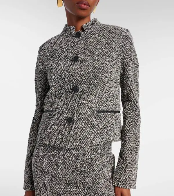 Max Mara Donald Cotton And Wool-blend Jacket