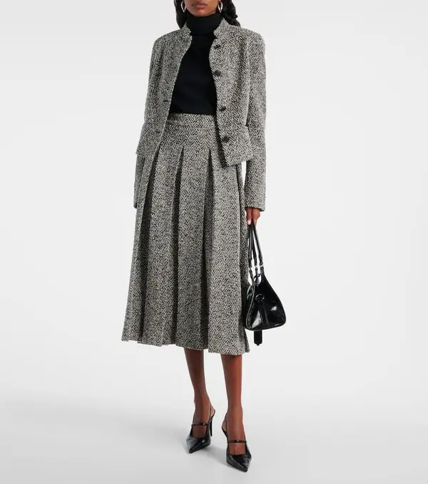 Max Mara Donald Cotton And Wool-blend Jacket