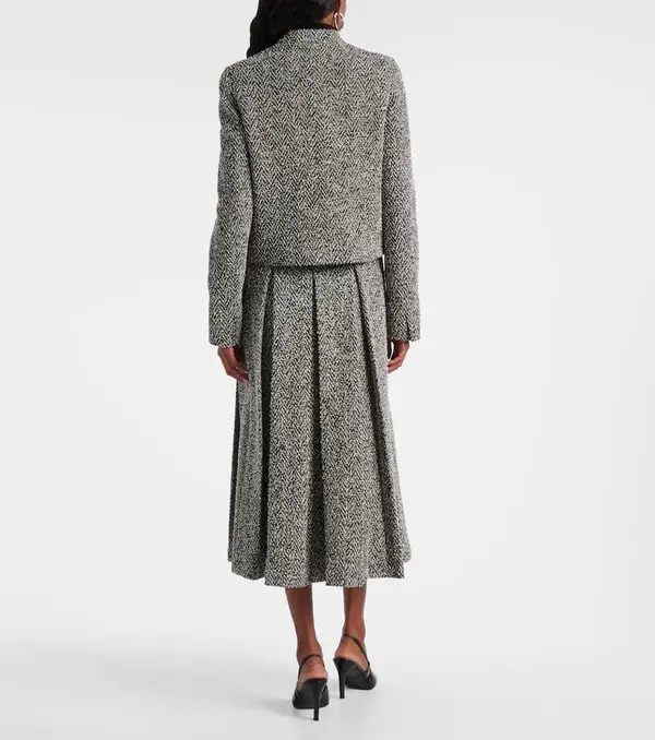 Max Mara Donald Cotton And Wool-blend Jacket
