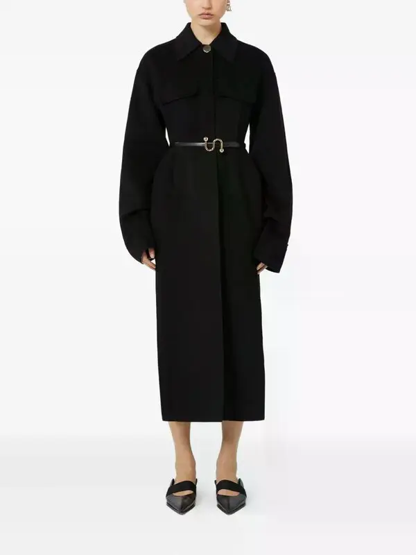 Sportmax Belted Virgin Wool Coat