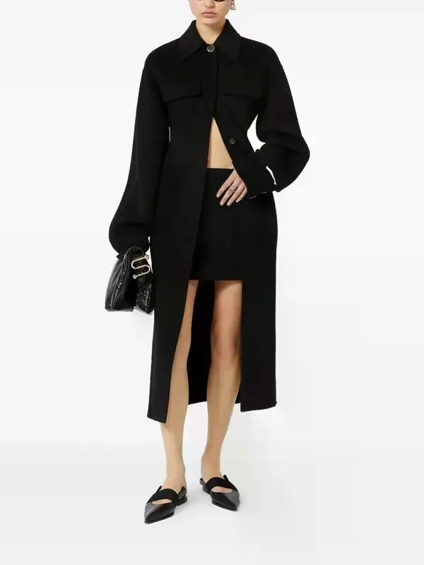 Sportmax Belted Virgin Wool Coat