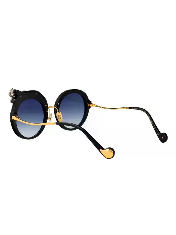 Anna-Karin Karlsson Rose Et La Roue Crystal-embellished Sunglasses