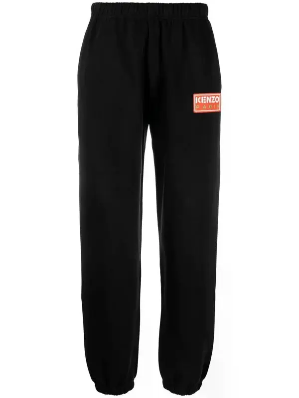 Kenzo Logo-patch Track Pants - Black