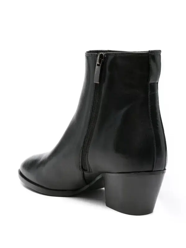 EVALUNA 50mm Pointed-toe Zip-fastening Boots