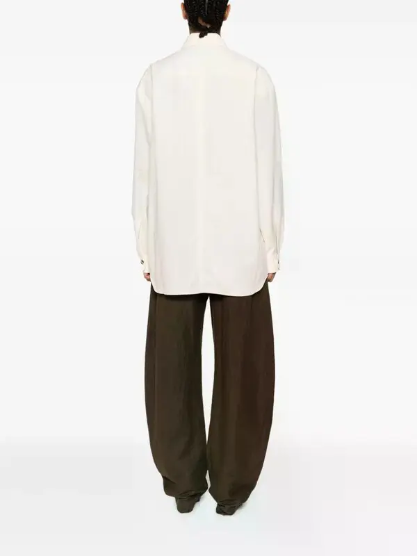 Nanushka Fabian Logo-embroidered Shirt