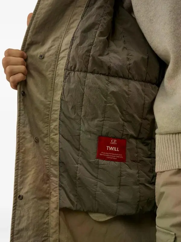 C.P. COMPANY Quilted-lined Buttoned Coat