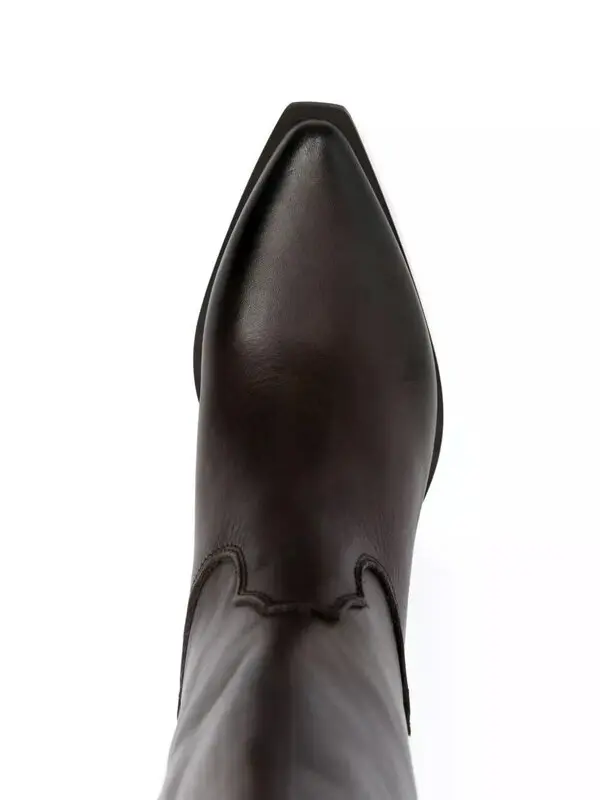METISSE 40mm Pointed-toe Leather Boots