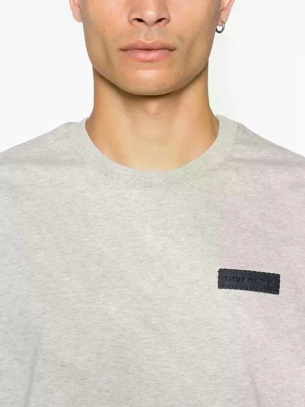 Givenchy Logo-plaque Cotton T-shirt