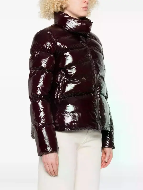 Pinko Quilted Shiny Jacket - Red