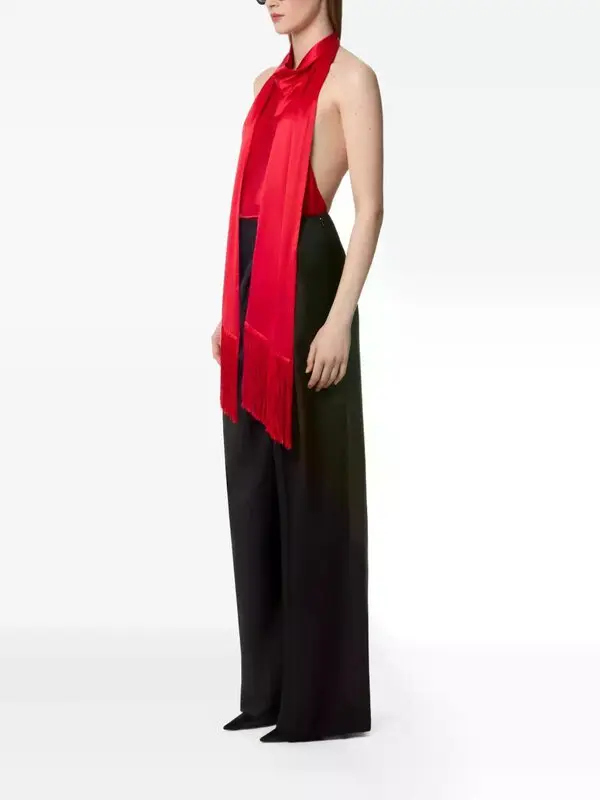 Nina Ricci Halterneck Fringe Top