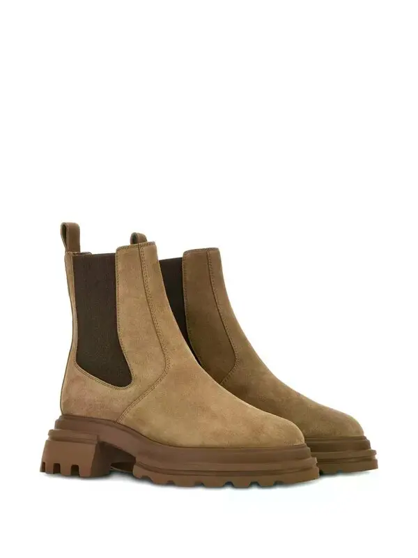Hogan Suede Chelsea Boots