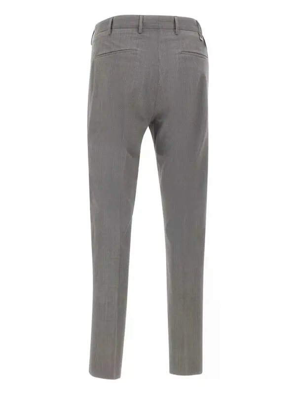 PT TORINO Pressed-crease Tailored Trousers