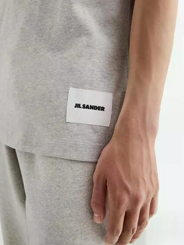 JIL SANDER Logo-patch T-shirt