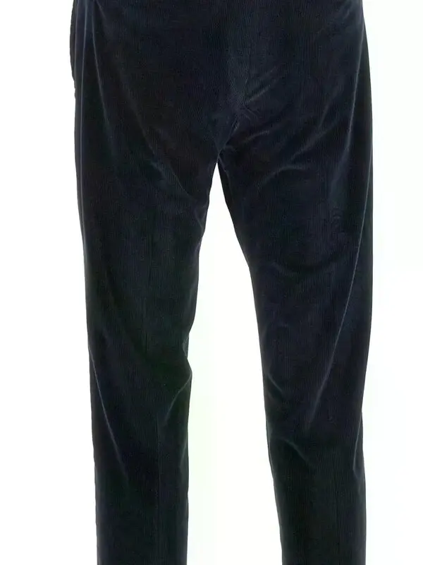 PT TORINO Pleat-front Corduroy Trousers - Blue