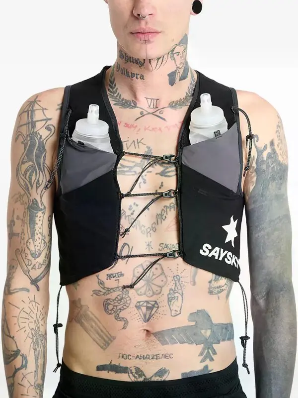 SAYSKY Flow Vest 8l Star-logo Running Vest - Black