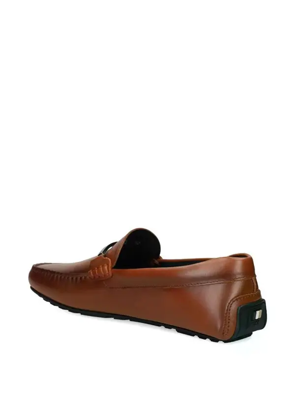 BOSS Nappa Leather Driver Shoes With Branded Hardware