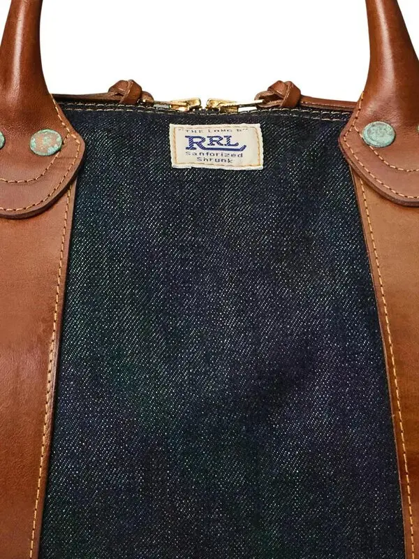 Ralph Lauren Leather-trim Denim Holdall