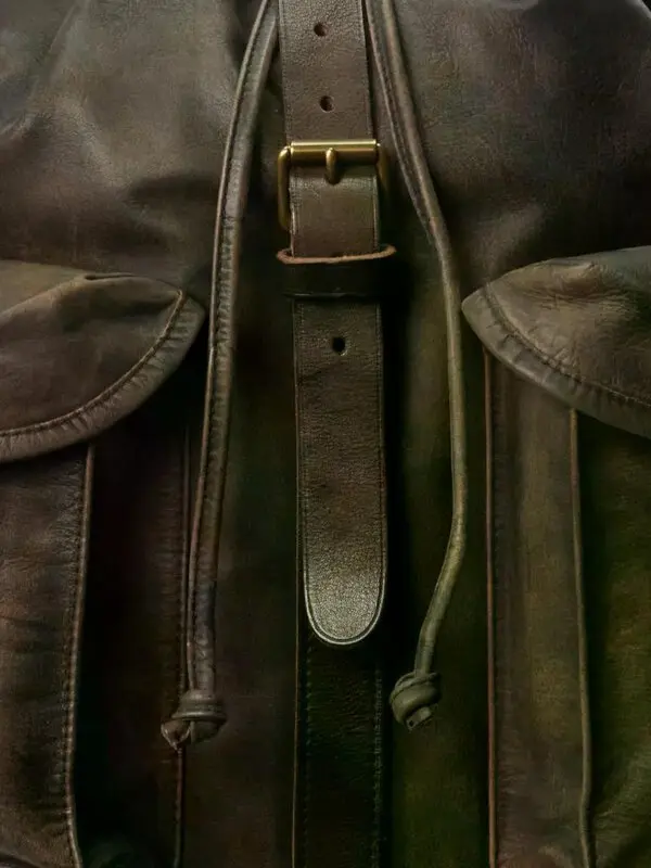 Ralph Lauren Distressed Leather Rucksack