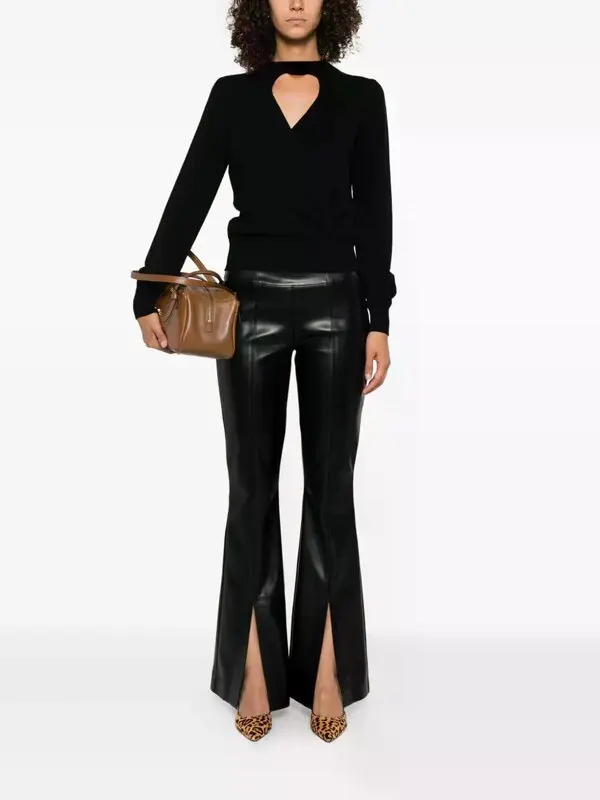 TWINSET Keyhole Neckline Sweater - Black