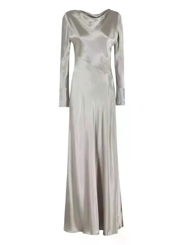 Alberta Ferretti Bias-cut Maxi Dress