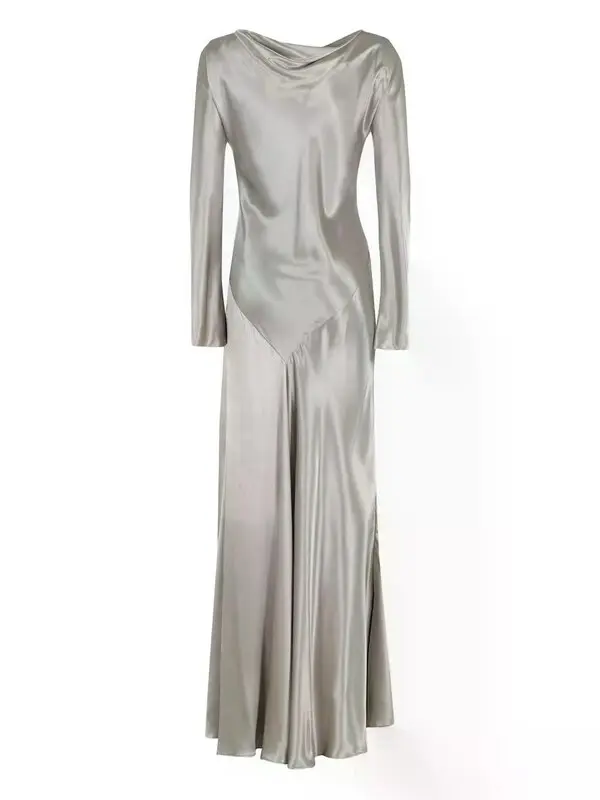 Alberta Ferretti Bias-cut Maxi Dress