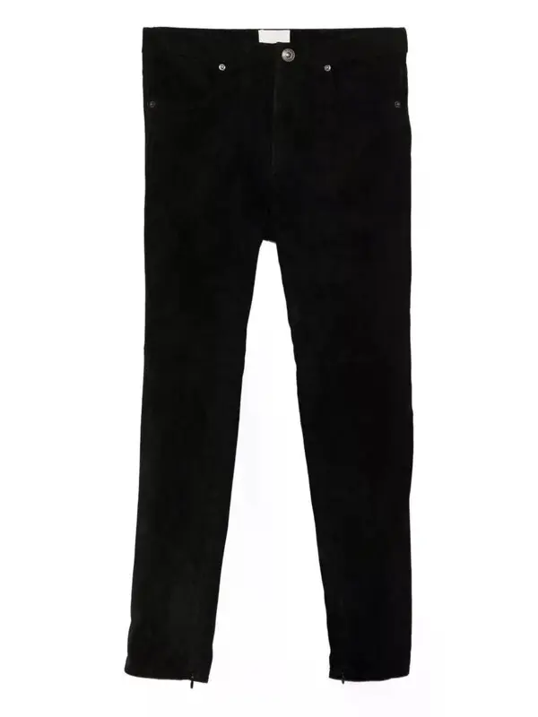 Isabel Marant Dorothea Zip-cuffed Suede Trousers