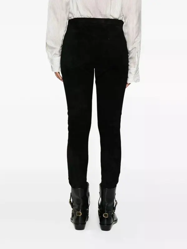 Isabel Marant Dorothea Zip-cuffed Suede Trousers