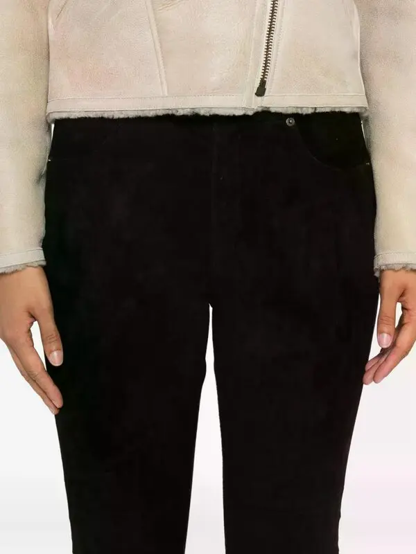 Isabel Marant Dorothea Zip-cuffed Suede Trousers