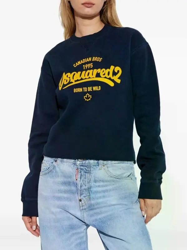 Dsquared2 Logo-print Sweatshirt - Blue