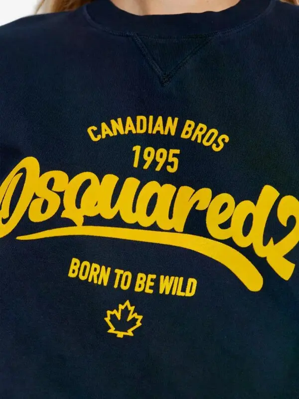Dsquared2 Logo-print Sweatshirt - Blue