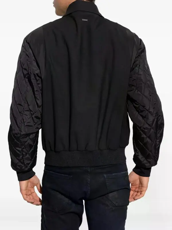 Dsquared2 Quilted-sleeve Bomber Jacket