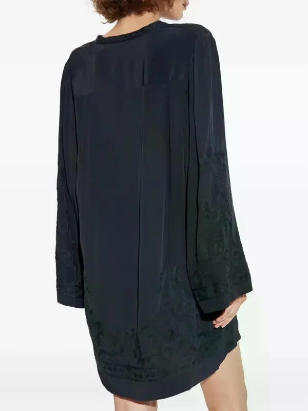 MARANT ETOILE Embroidered Paisley Mini Dress