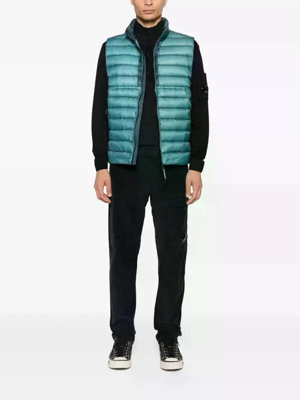 C.P. COMPANY Quilted Front-zip Vest