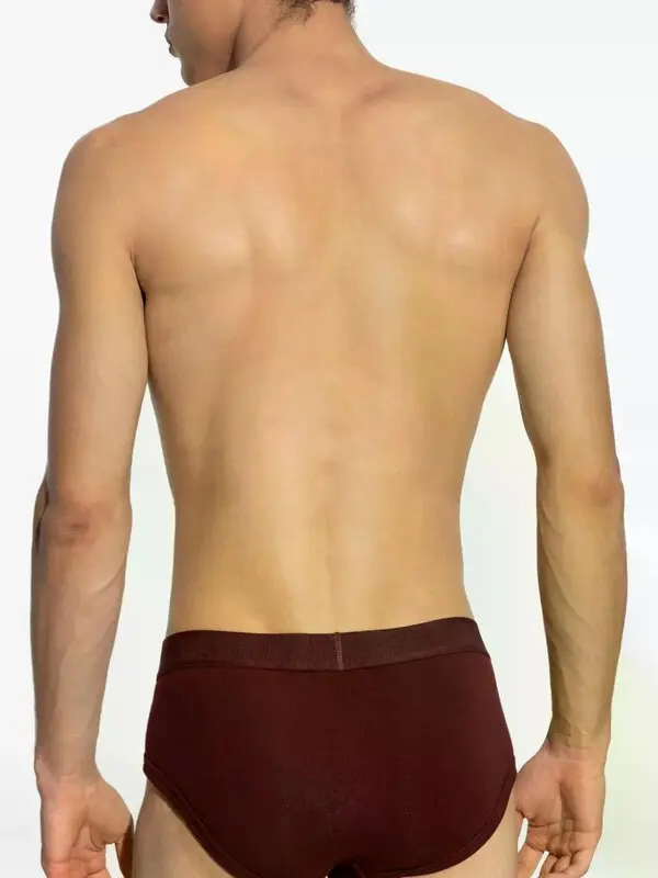 TOM FORD Branded-waistband Briefs - Red