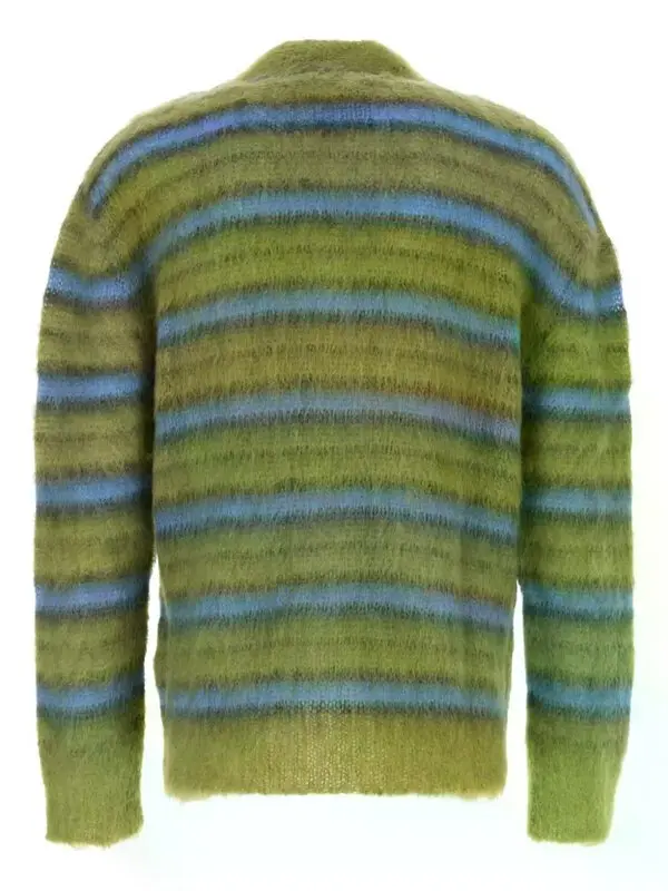 Marni Striped Mohair Cardigan