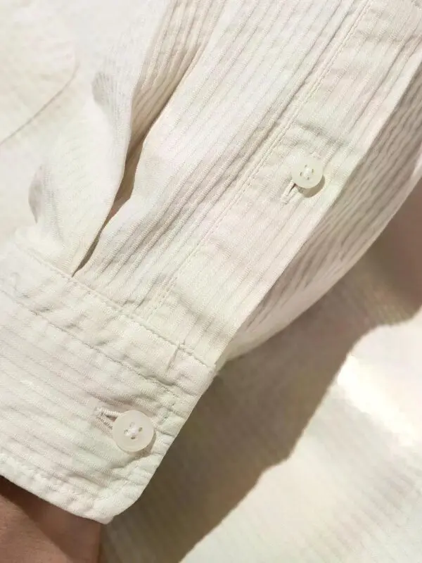 SAMSOE SAMSOE Textured Chest-pocket Shirt
