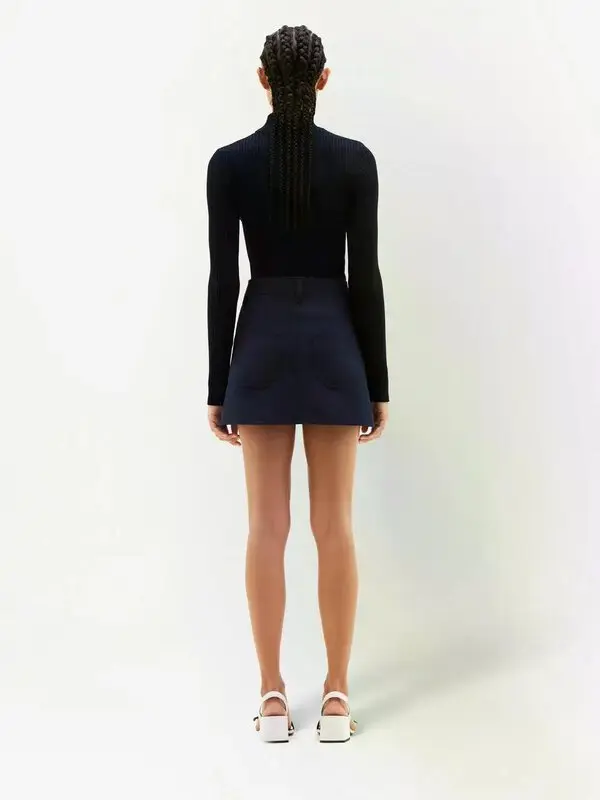 COURREGES Reedition Ribbed Sweater - Black