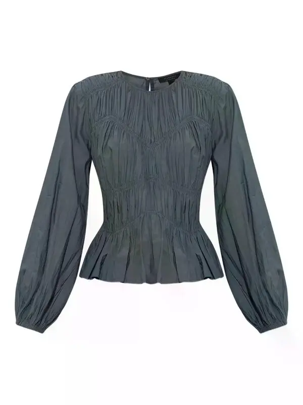 ALLSAINTS Smocked-panel Tiered Top