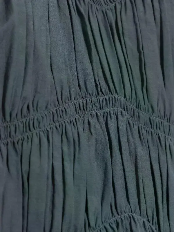 ALLSAINTS Smocked-panel Tiered Top