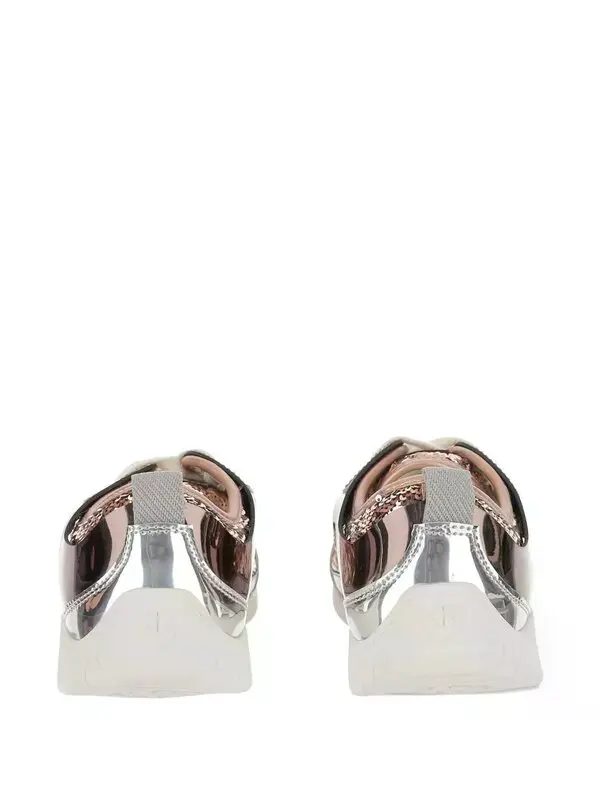 Pinko Sequin-embellished Metallic Low Top Sneakers