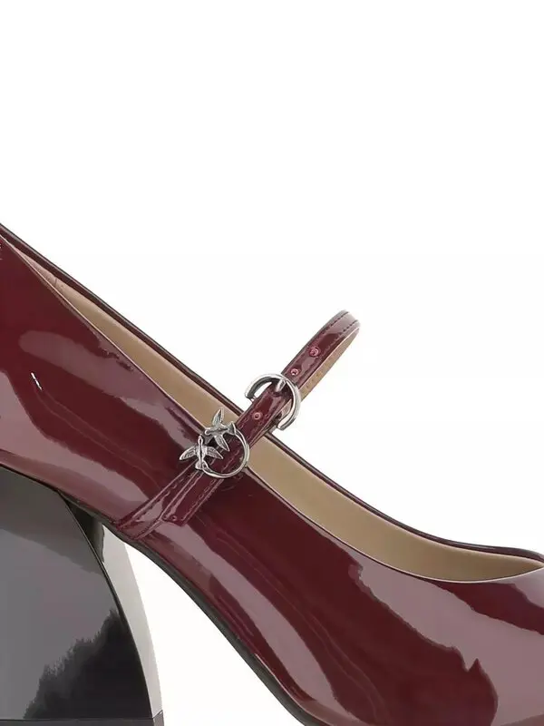 Pinko 80mm Patent Leather Ankle-strap Pumps