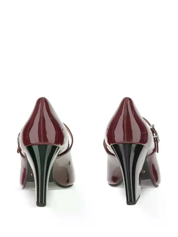 Pinko 80mm Patent Leather Ankle-strap Pumps